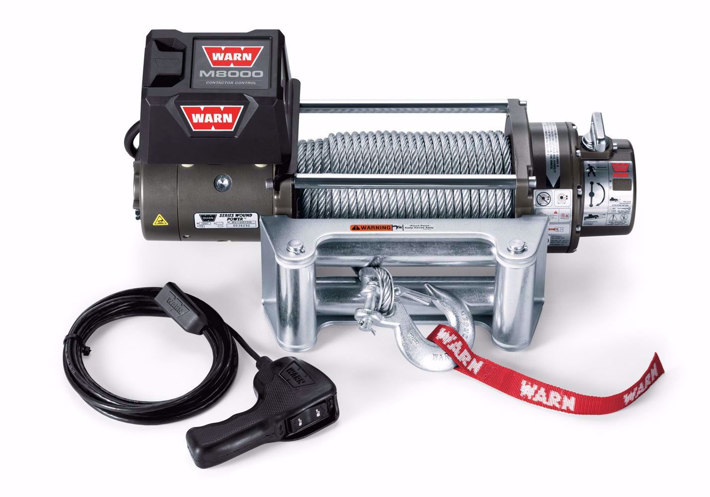 Alldogs Offroad Coop. Warn 26502 M8000 Winch, 8k lbs