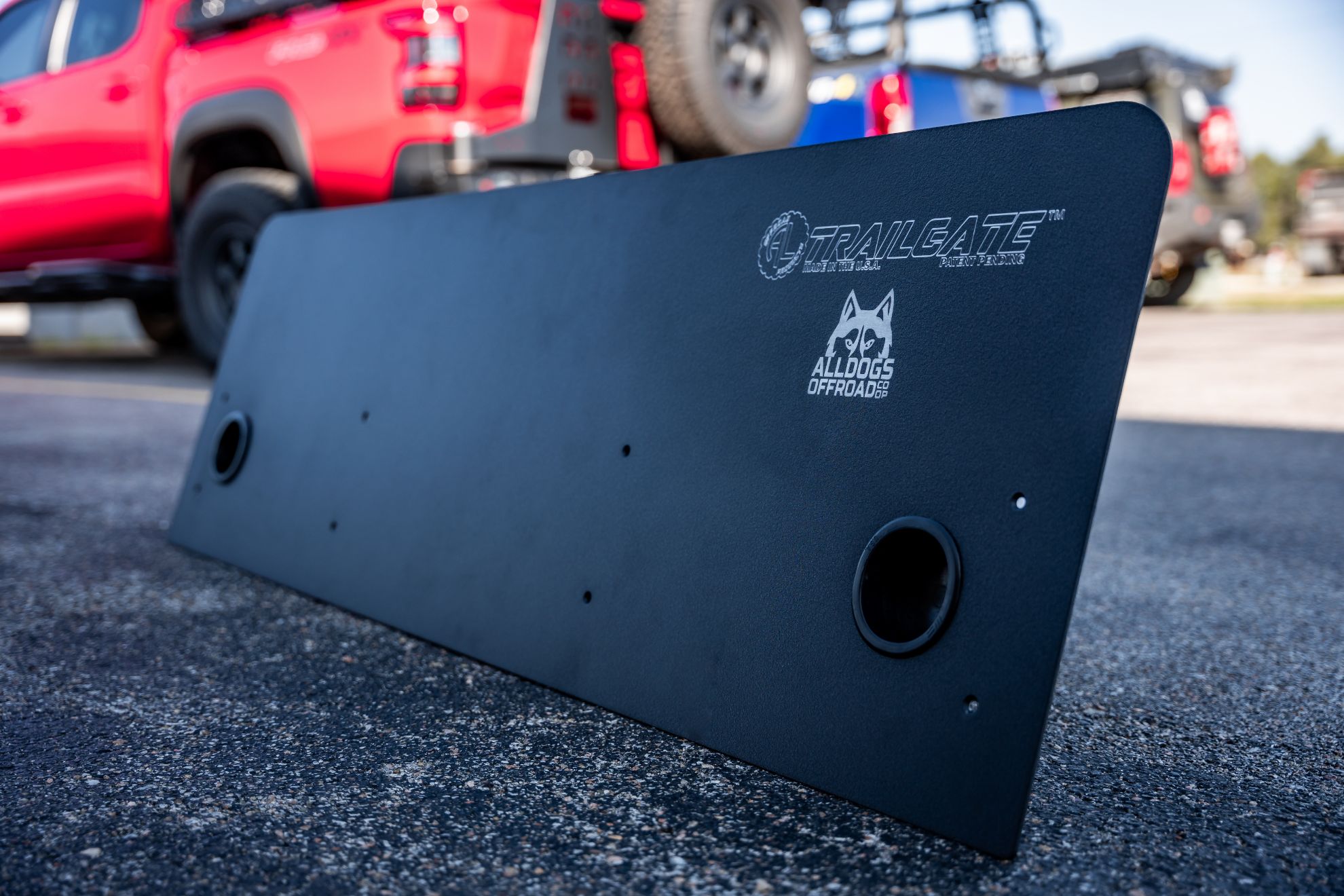 Alldogs Offroad Coop. AL Offroad Aluminum Trailgate Panel for 2nd Gen ...