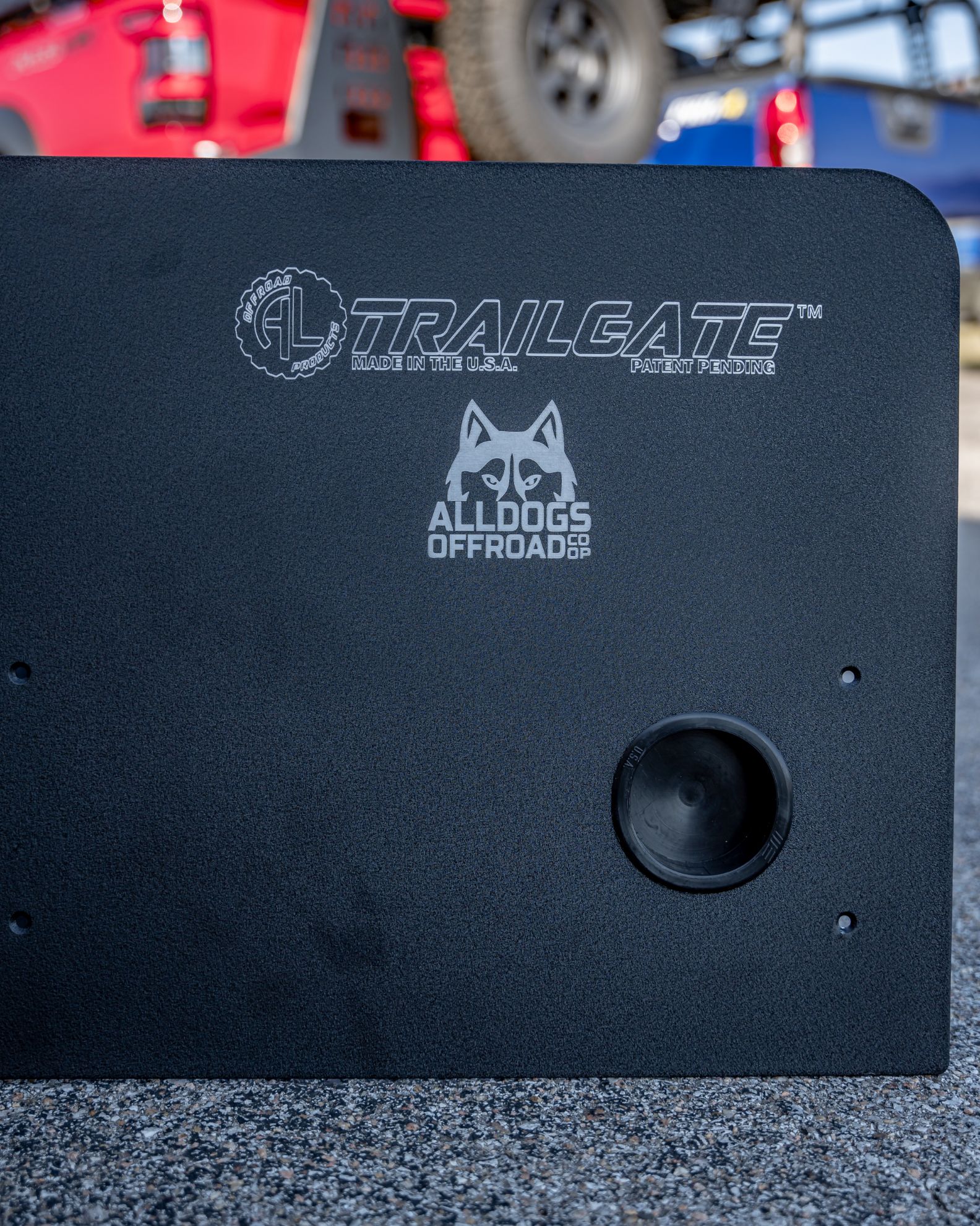 Alldogs Offroad Coop. AL Offroad Aluminum Trailgate Panel for 3rd Gen ...