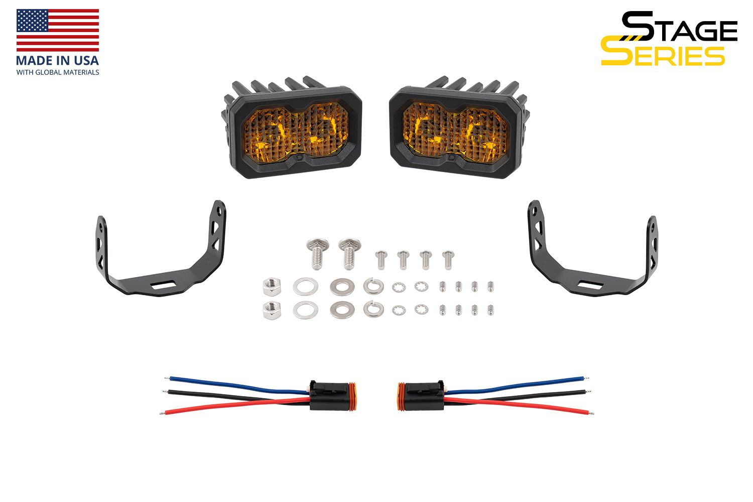 Alldogs Offroad Coop. Diode Dynamics SSC2 2.0 Amber Lens LED Pods